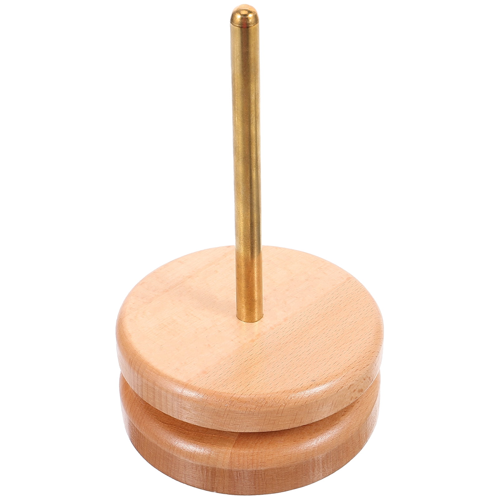 LEXSOMEO Convenient Knitting Yarn Stand Wooden Sewing Thread Rotating ...