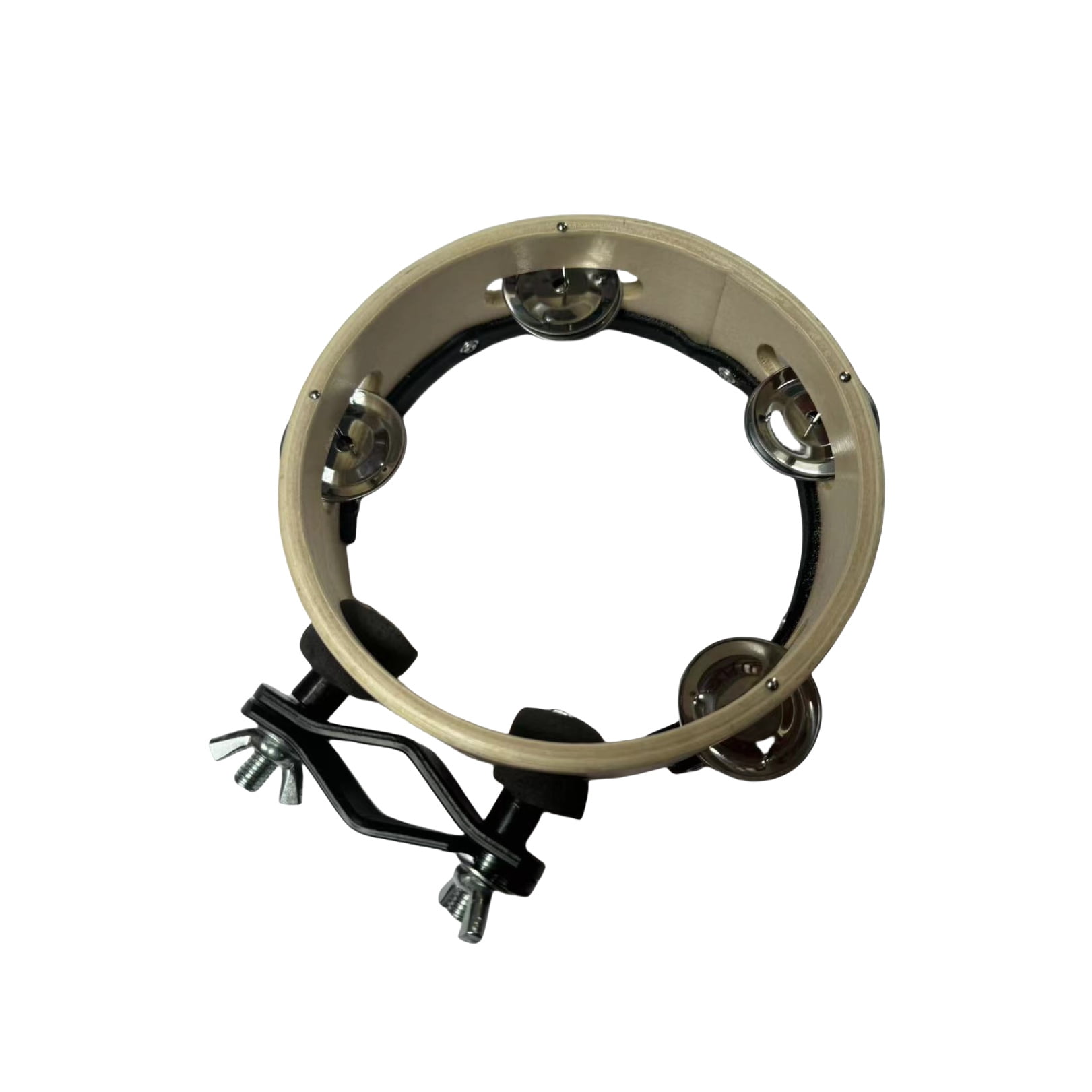 LEXSOMEO Convenient Tambourine Musical Tambourine Drum Cymbal Hihat ...