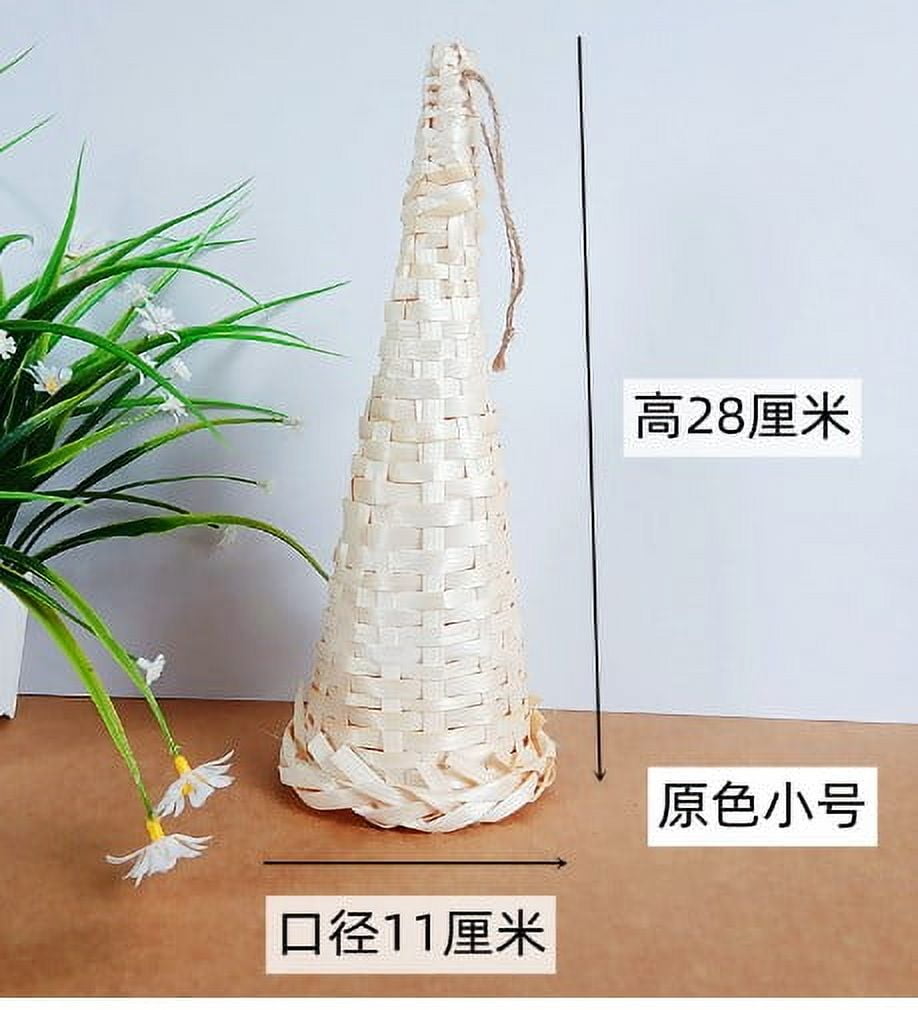 LEXSOMEO Cow Bell Shape Thanksgiving Cornucopia Basket Rattan Bread ...