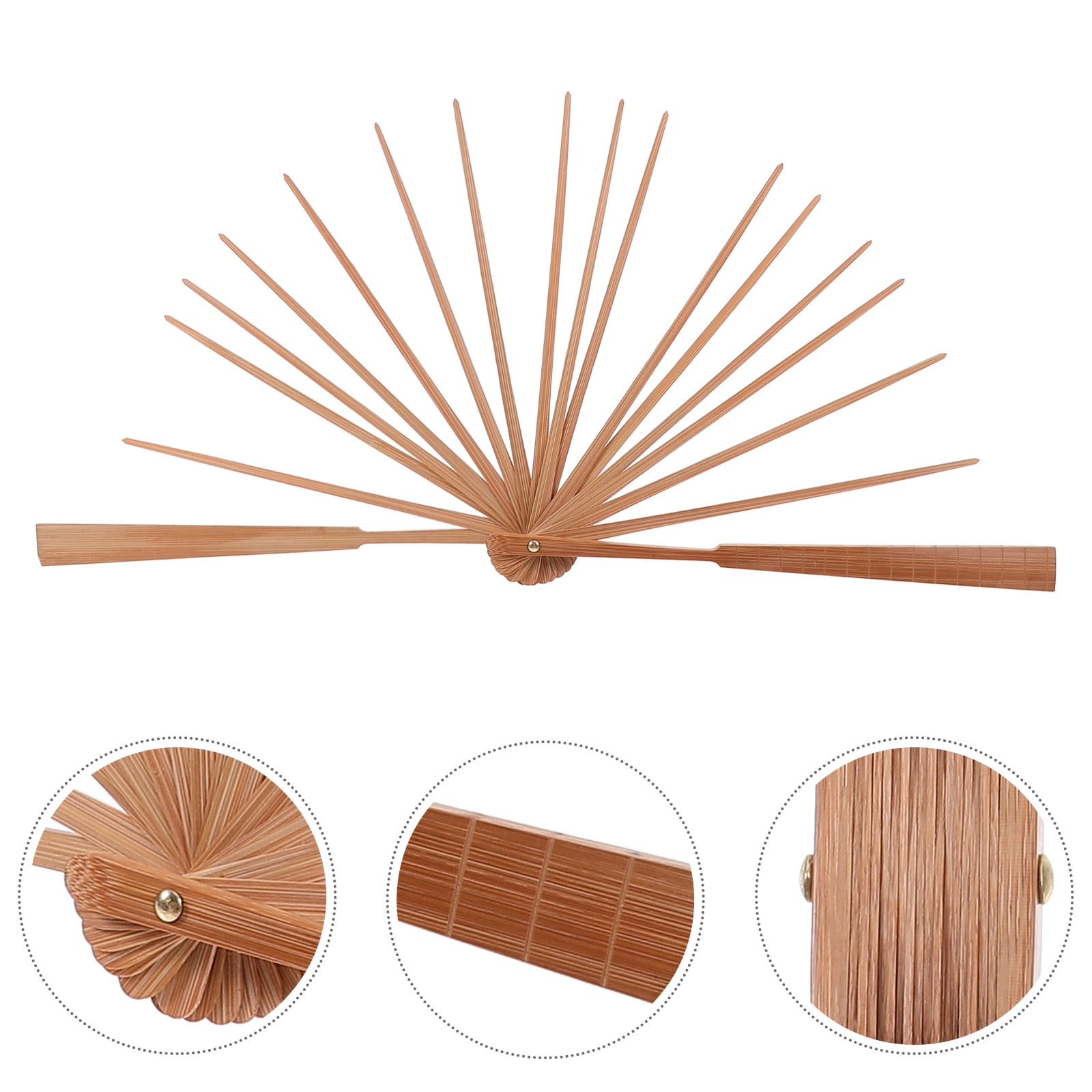 LEXSOMEO DIY Bamboo Folding Fan Frames - Japanese Hand Fan Frames Mold ...