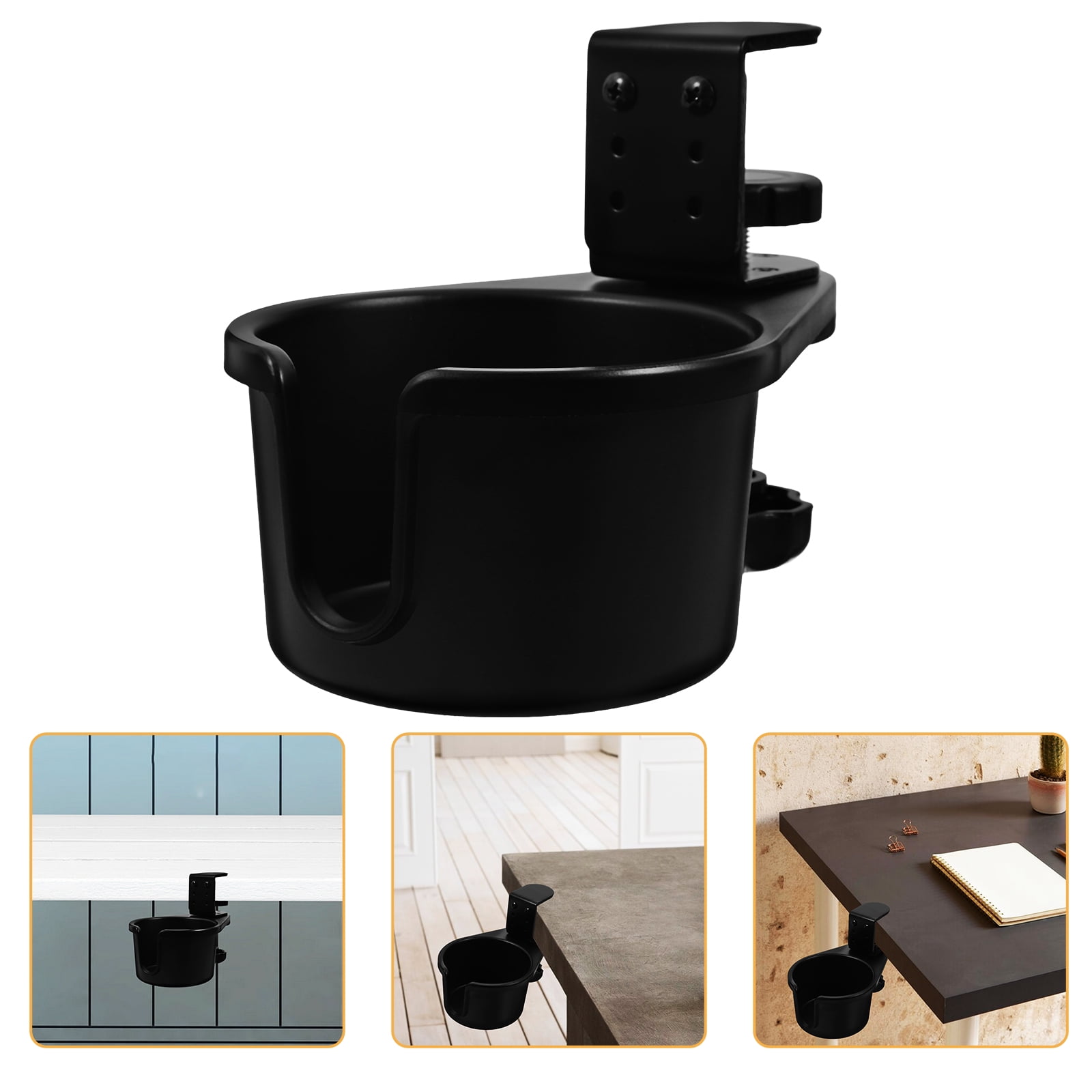 LEXSOMEO Desk Cup Holder Clamp Table Cup Holder Cup Mug Holder PC ...