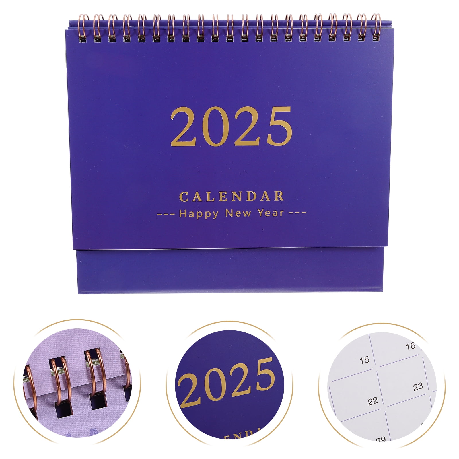 LEXSOMEO Desktop Calendar Paper Calendar Decor Portable Calendar ...