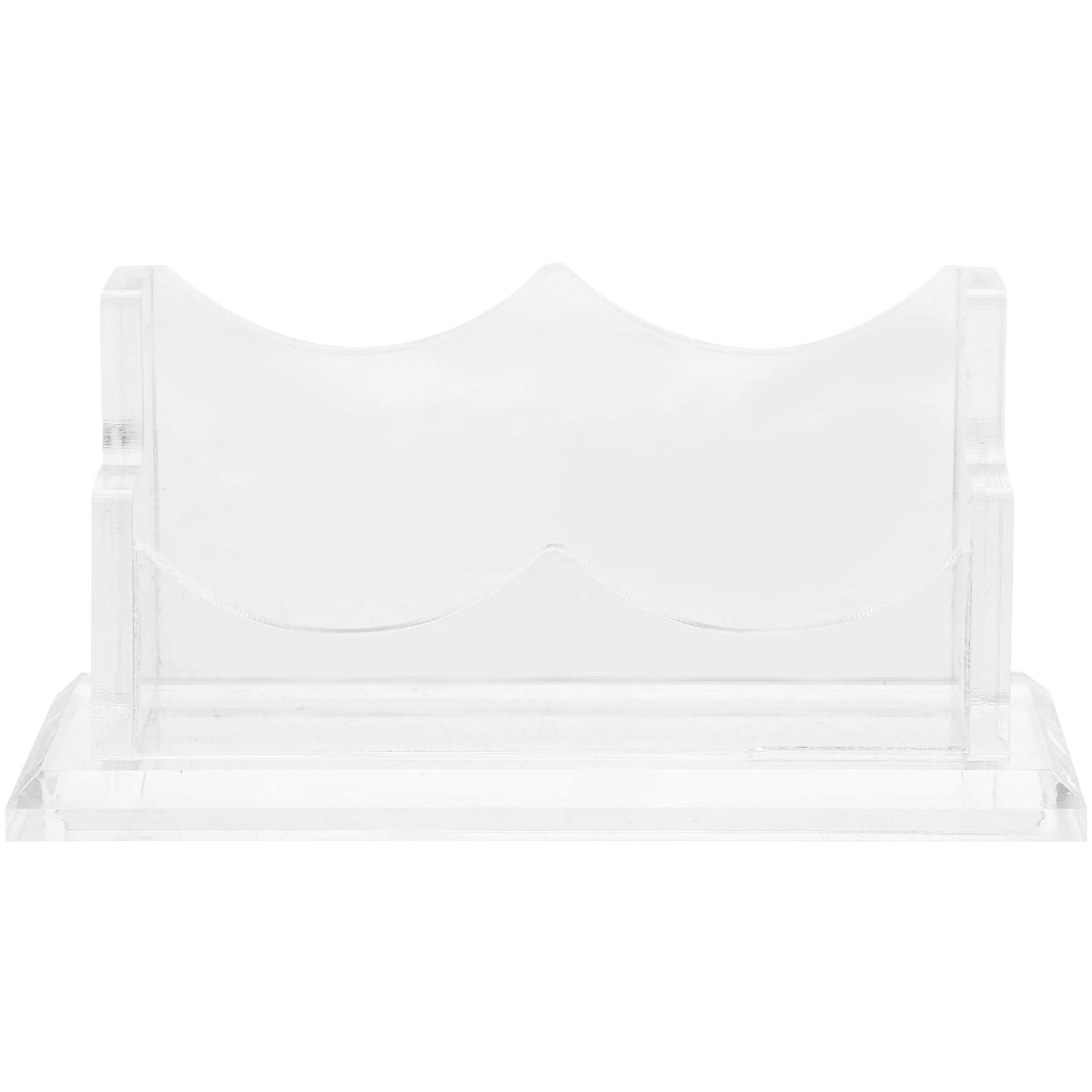 LEXSOMEO Desktop Cards Storage Box Business Cards Stand Transparent ...