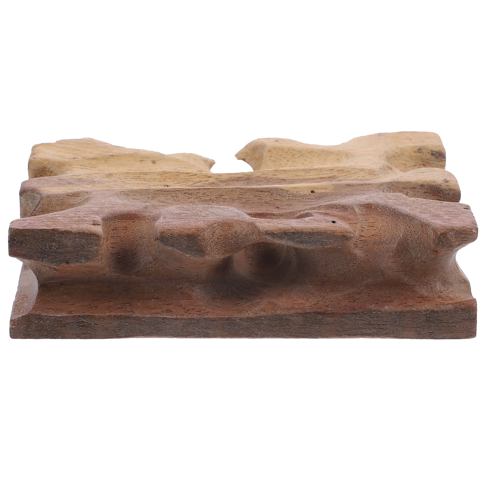 RENACLIPY Beige Wooden Pedestal Stand Display Base for Vase, Craft ...
