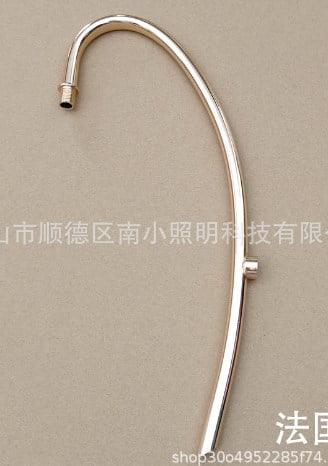 LEXSOMEO Diy Lamp Stem Curved Lamp Stem Threaded Lamp Tube Metal Lamp ...