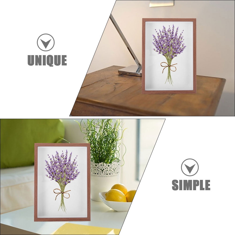 RENACLIPY Dried Flower Shadow Display Box with Sturdy Wood Frame for ...