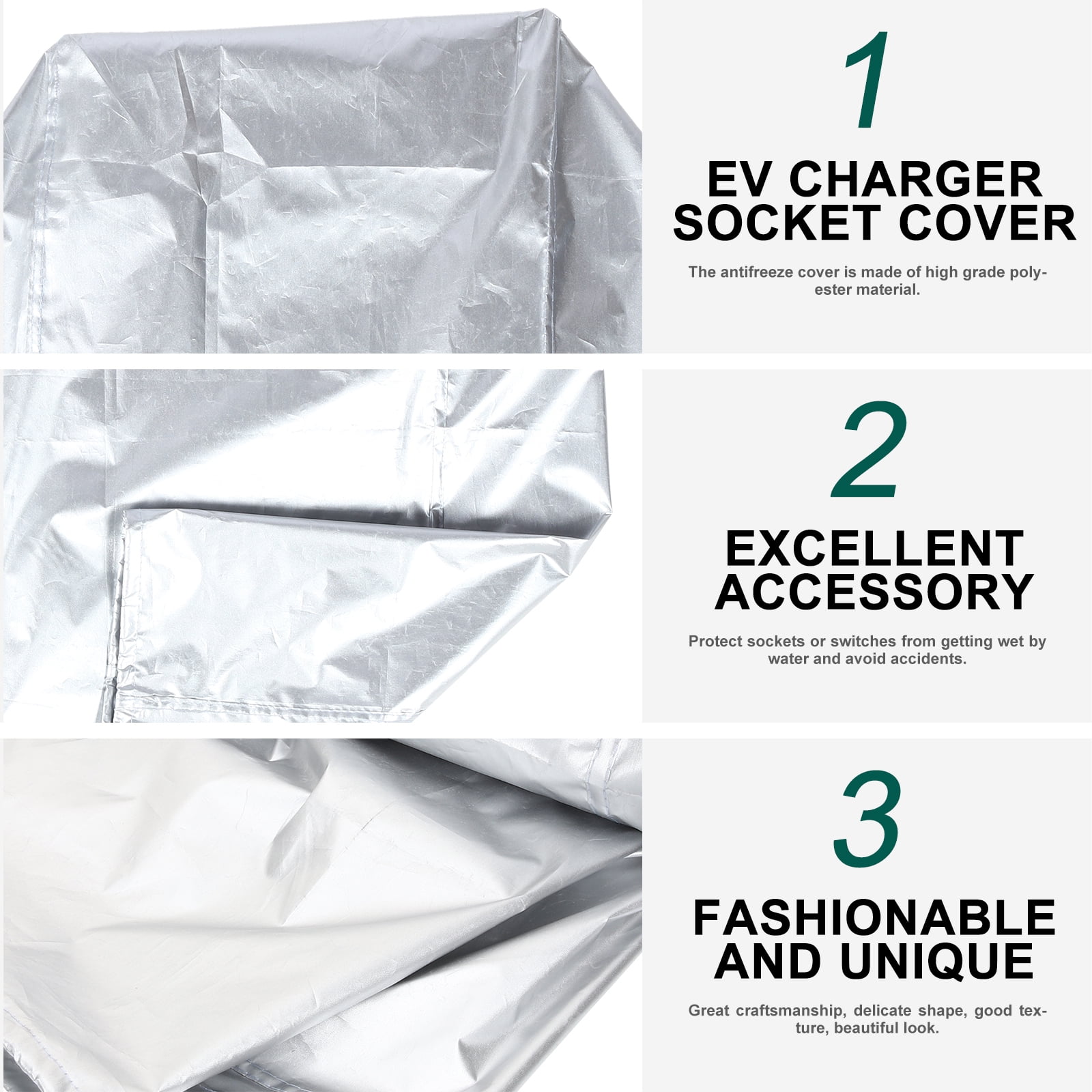 LEXSOMEO Cover Weatherproof EV Charger Sleeve Electric Car Charging ...