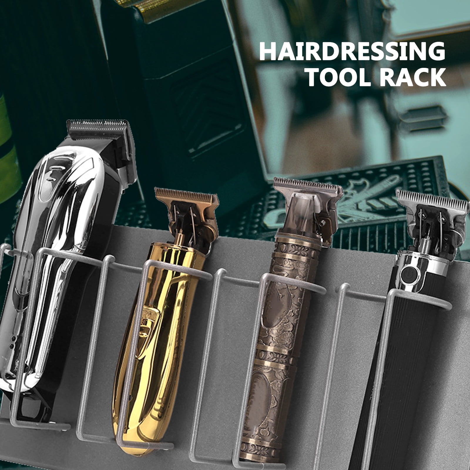 LEXSOMEO Electric Clipper Bracket Salon Table Hair Clipper Rack Hair ...