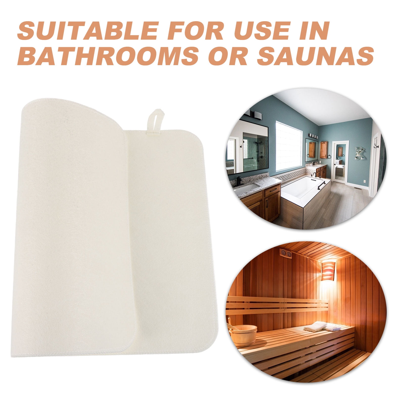 LEXSOMEO Felt Sauna Cusion Insulation Mat Sauna Bath Mat Water ...