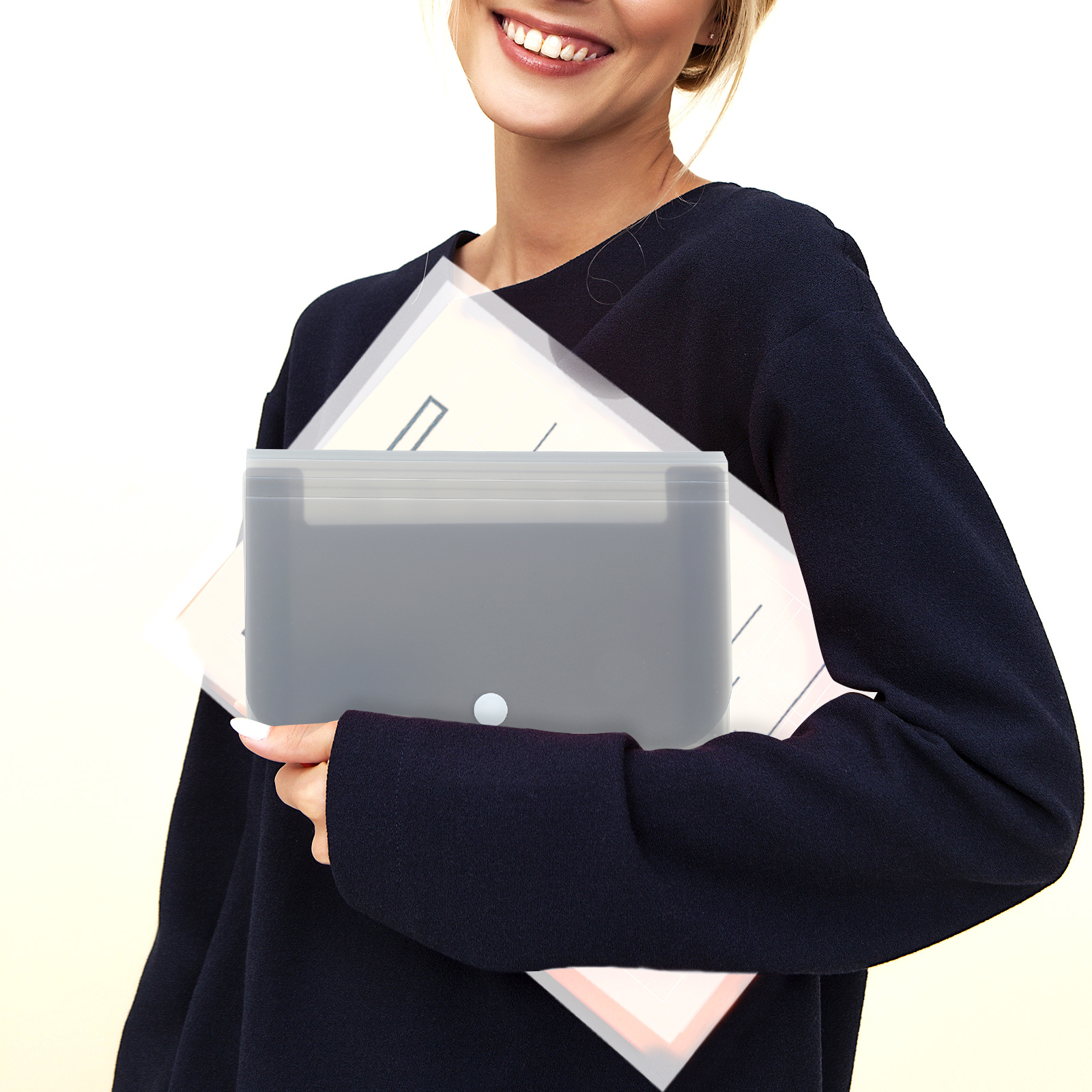 LEXSOMEO File Folder Plastic Accordion Folder Small Accordion File ...