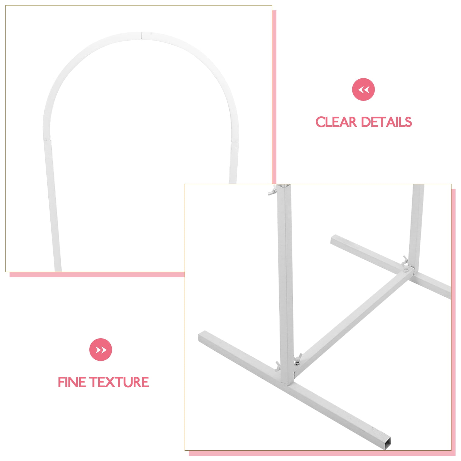 LEXSOMEO Flower Arch Stand Background Arch Frame Backdrop Frame ...