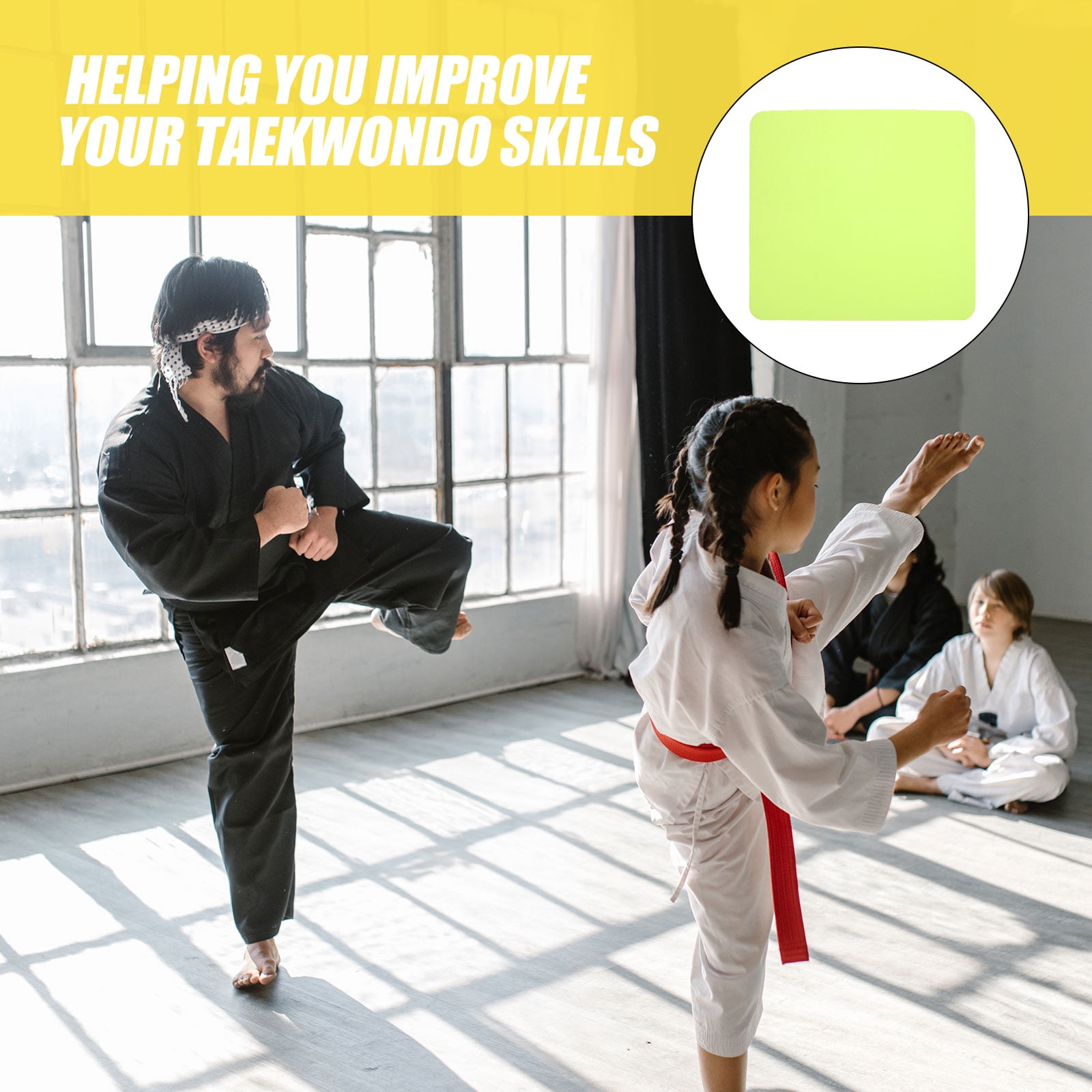 LEXSOMEO Foam Breaking Board EVA Foam Taekwondo Board Foam Punching Board for Beginners Training ...