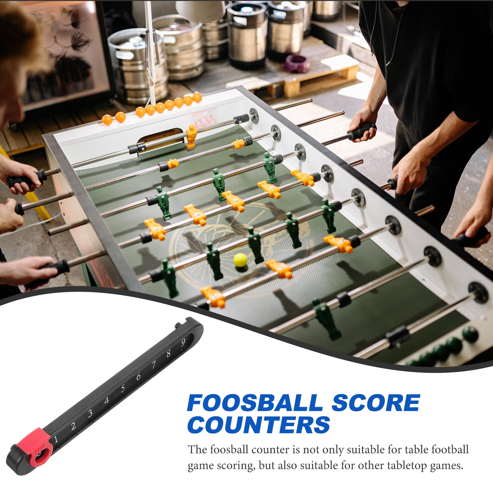 LEXSOMEO Foosball Score Counter Multifunctional Scorekeeper Bar Table ...
