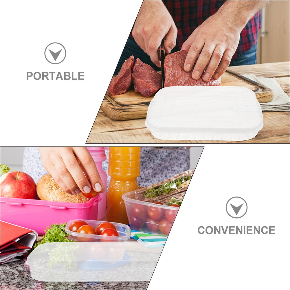 LEXSOMEO Fridge Food Preservation Box Reusable Bacon Storage Container ...