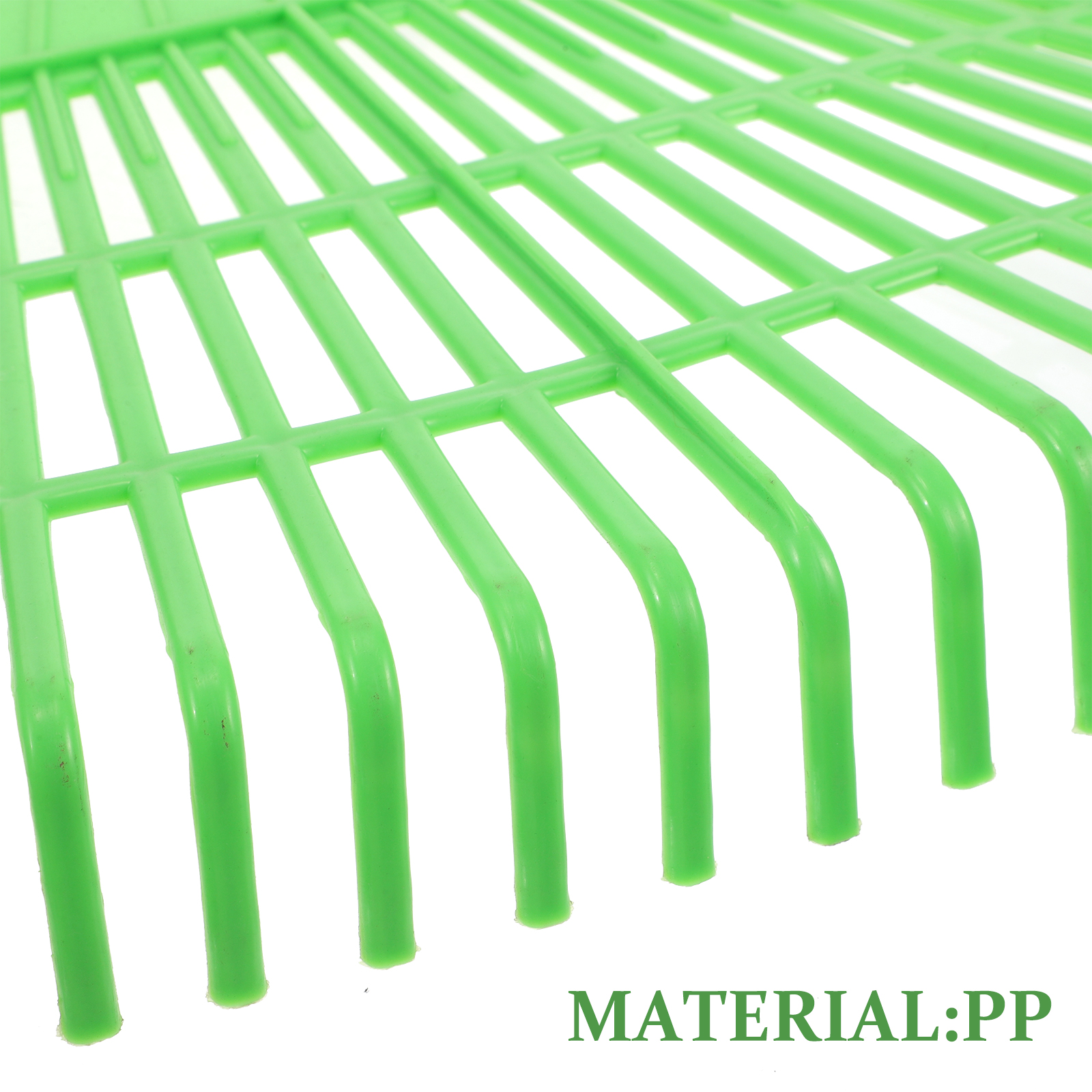 LEXSOMEO Garden Pine Needle Rake Portable Plastic Lawn Rake Garden ...