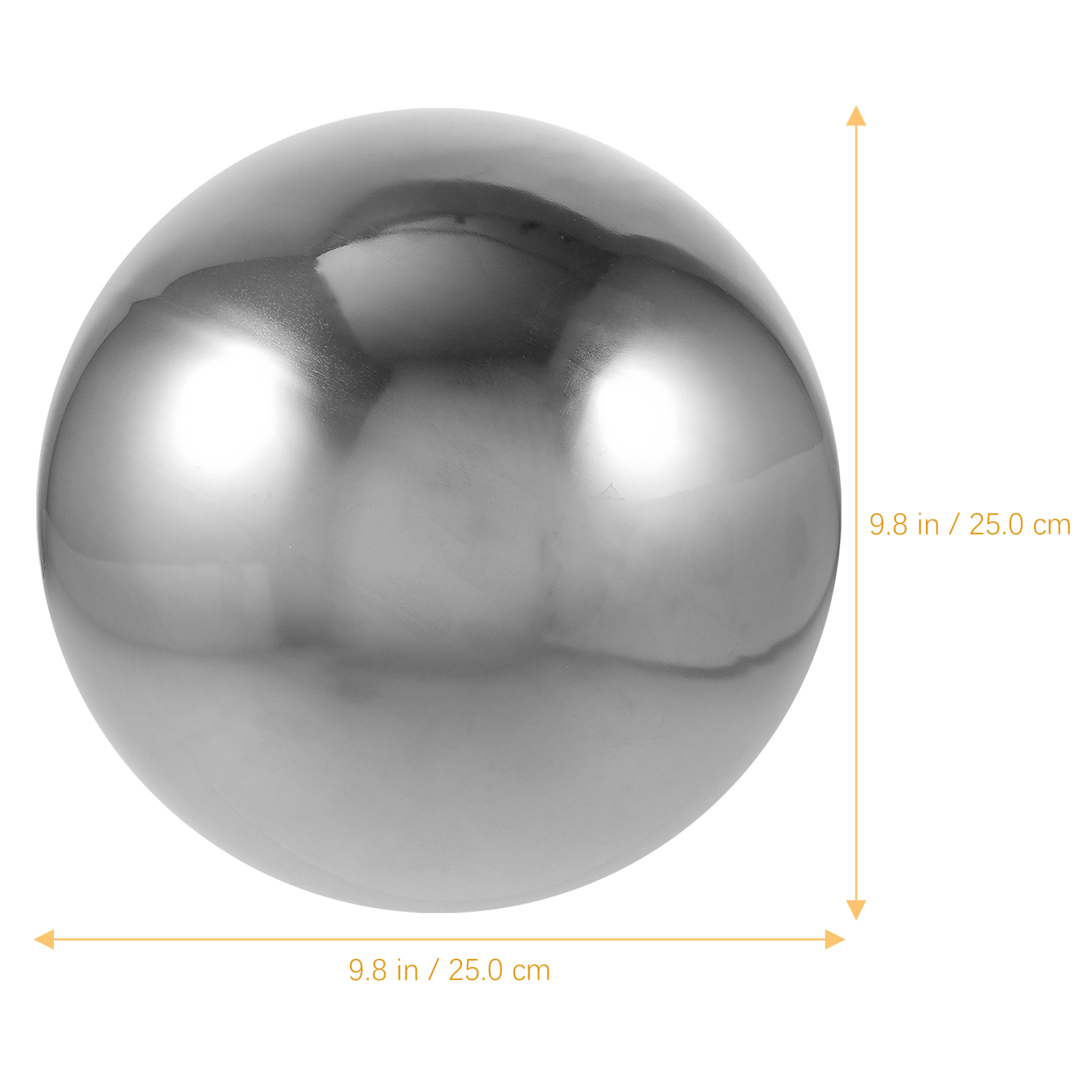 LEXSOMEO Gazing Globe Mirror Ball Stainless Steel Reflective Ball ...