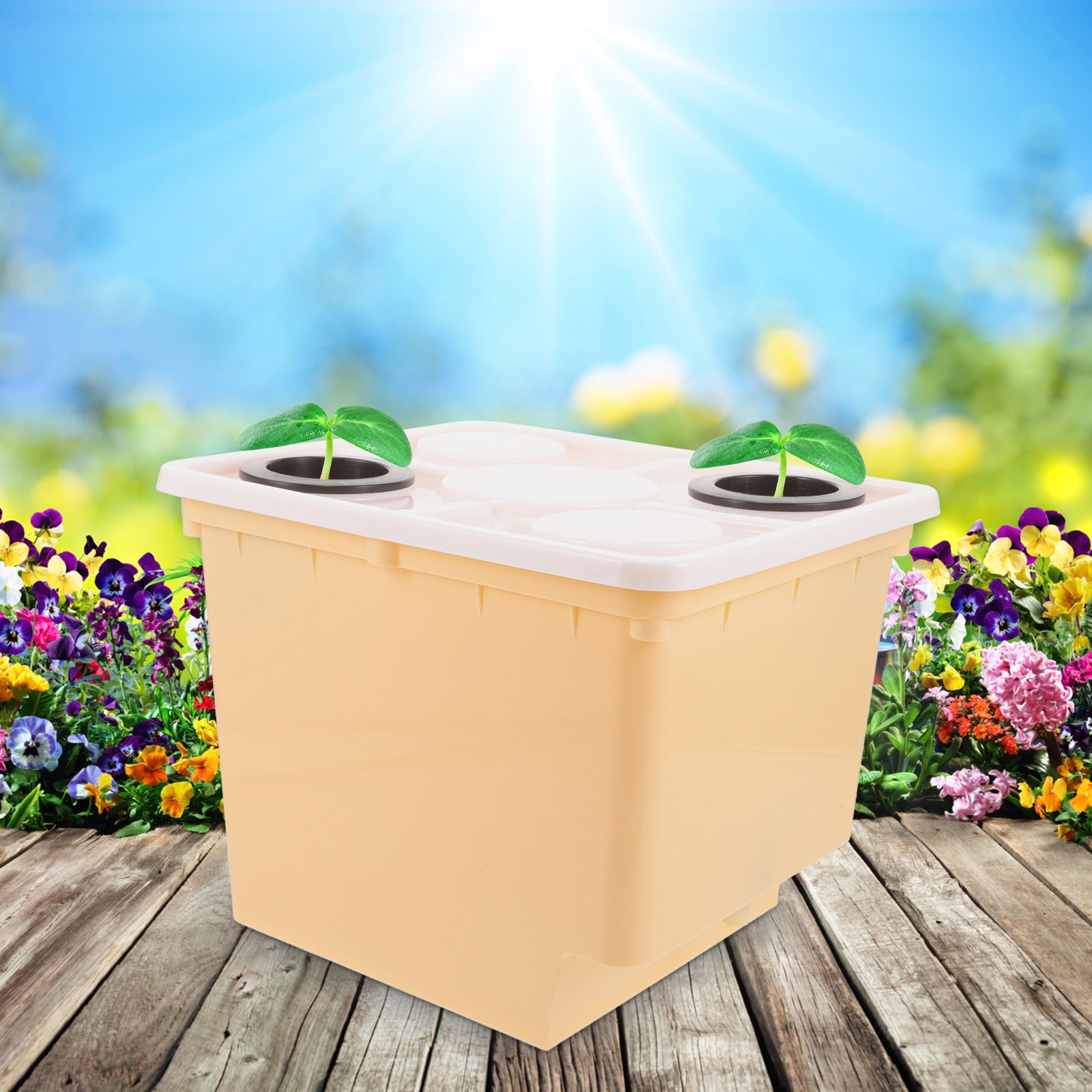 RENACLIPY Plastic Planting Bucket for Hydroponic Systems, Ideal for ...
