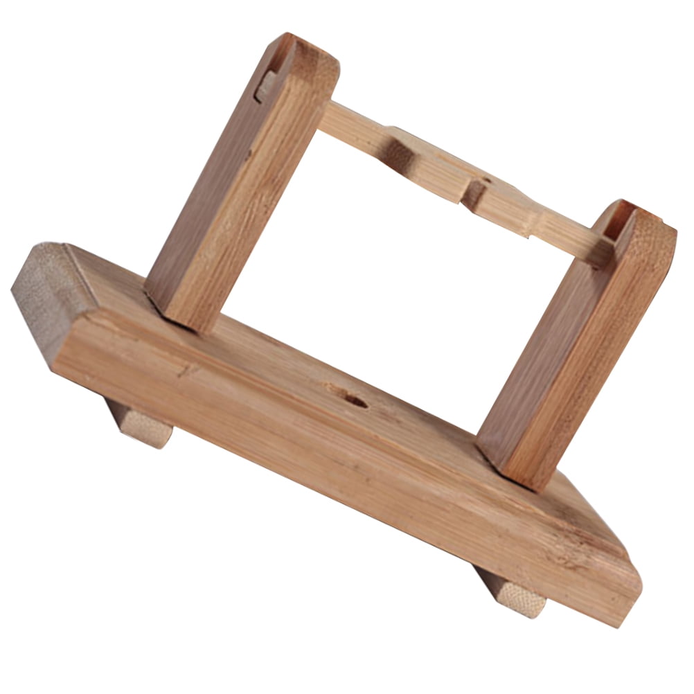 LEXSOMEO Hand Held Fan Holder Bamboo Chinese Hand Fan Stand Desktop ...