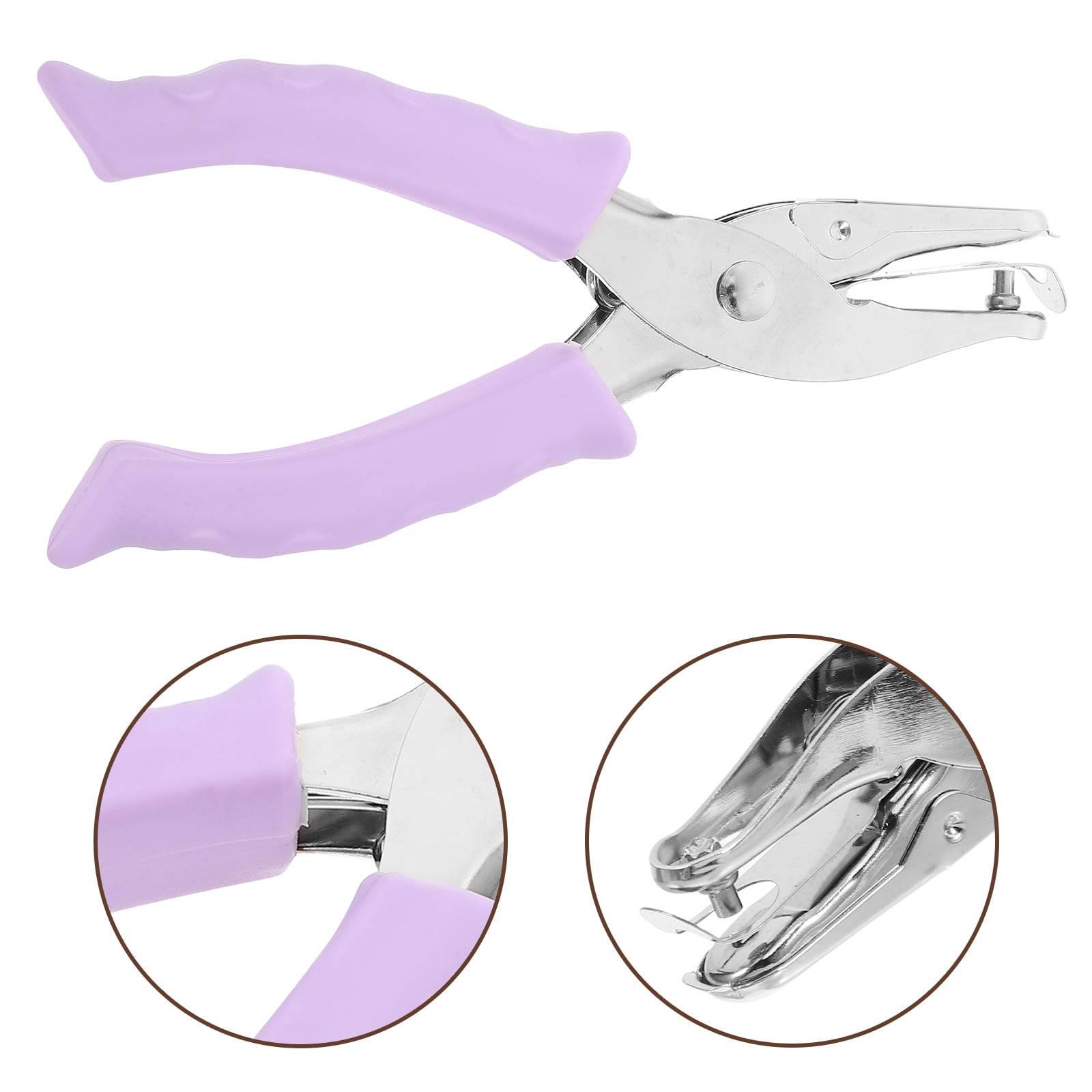 LEXSOMEO Handheld Hole Puncher for Crafting Portable Single Hole Punch ...