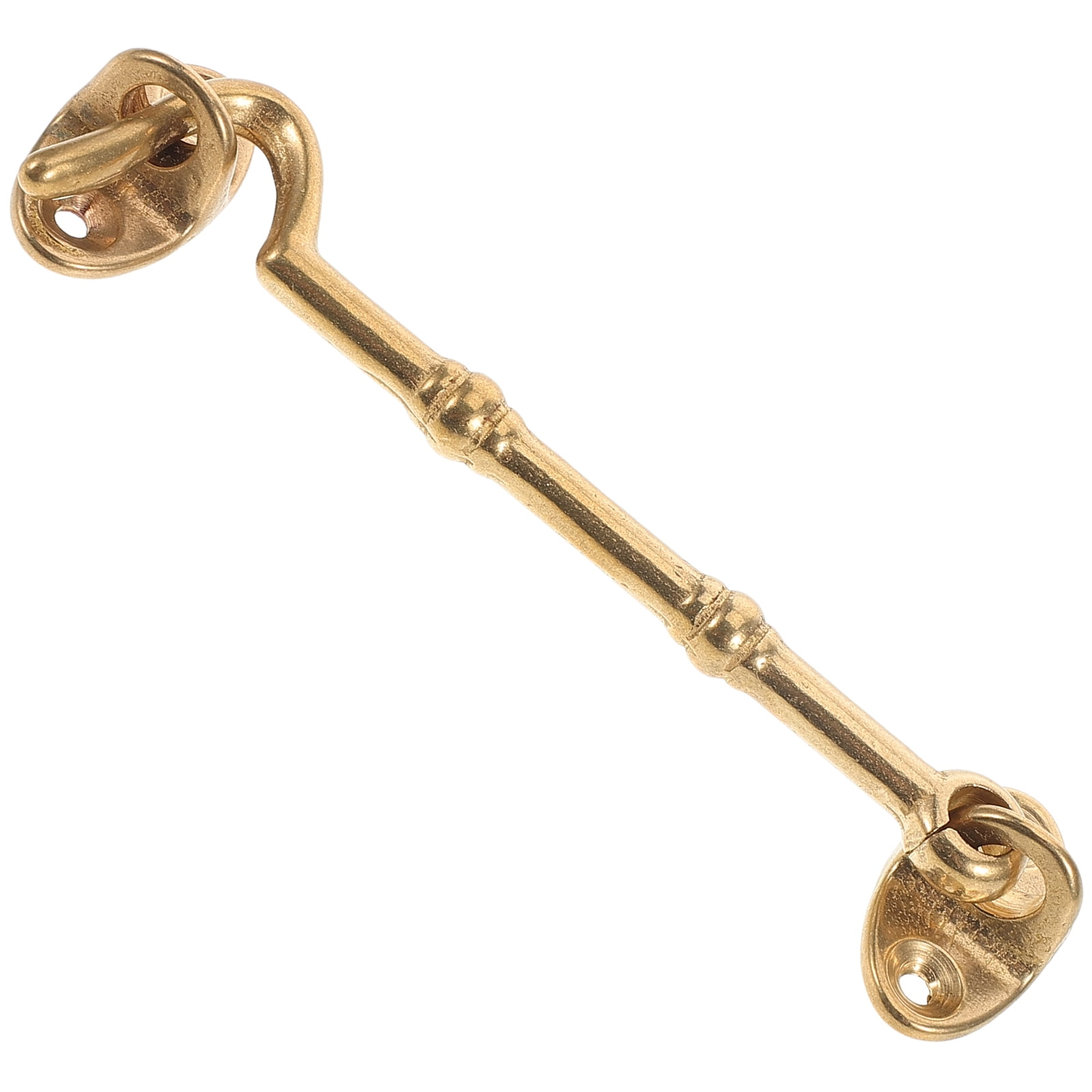 RENACLIPY Rotating Brass Hook and Eye Latch Door Lock with Installation ...