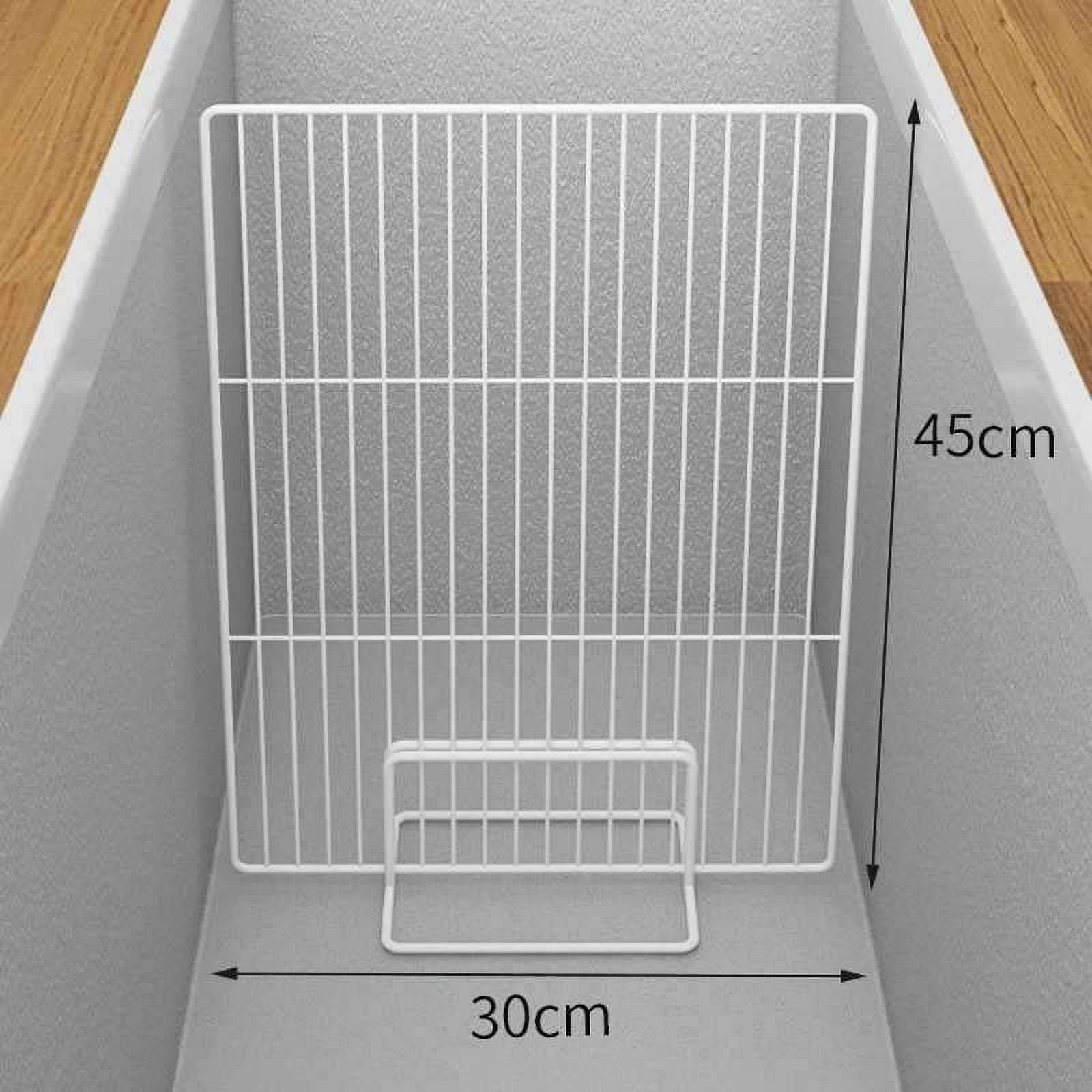 LEXSOMEO Iron Freezer Partition Divider For Home And Commercial Use ...