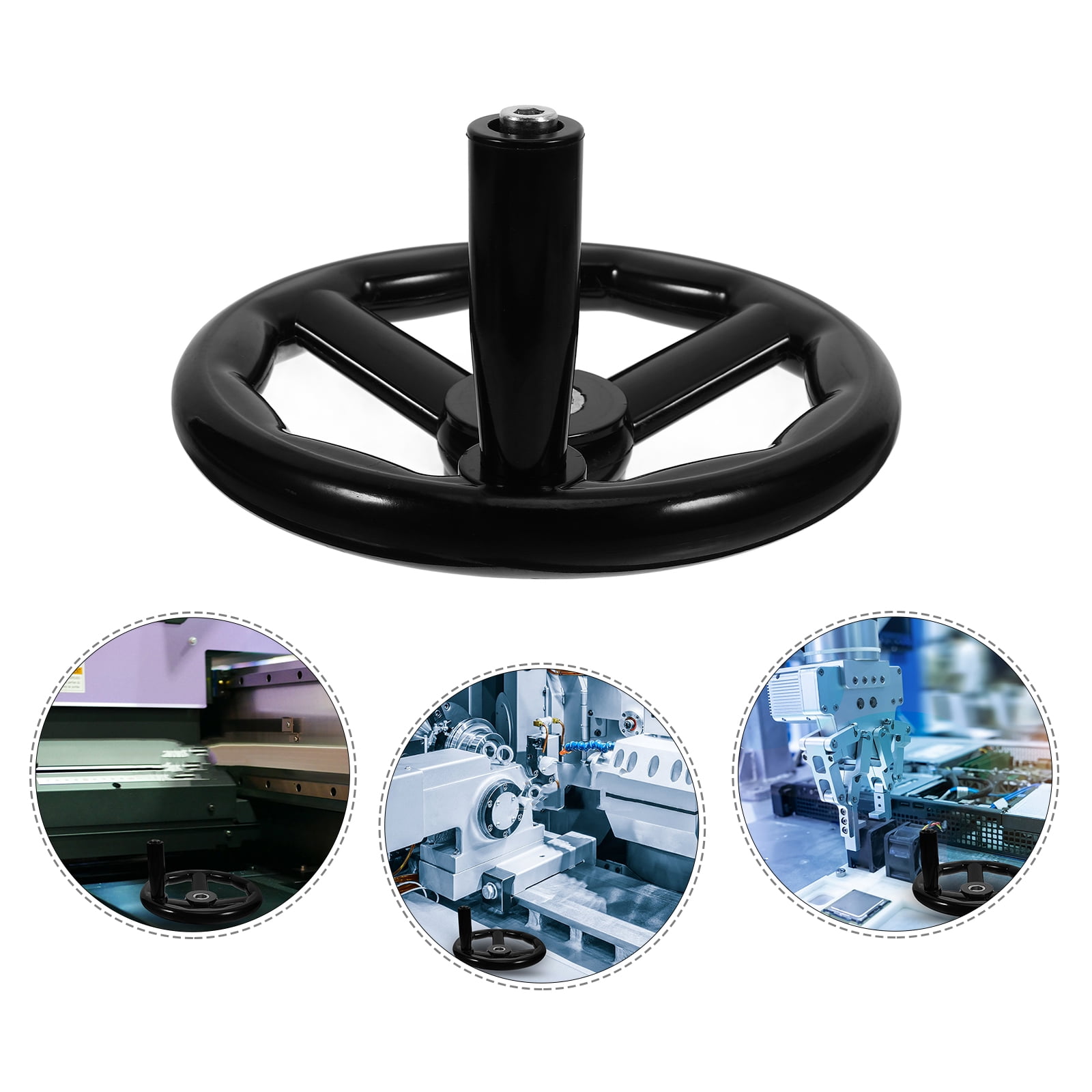 LEXSOMEO Lathe Hand Wheel Three Spoke Hand Wheel Milling Machine Hand ...