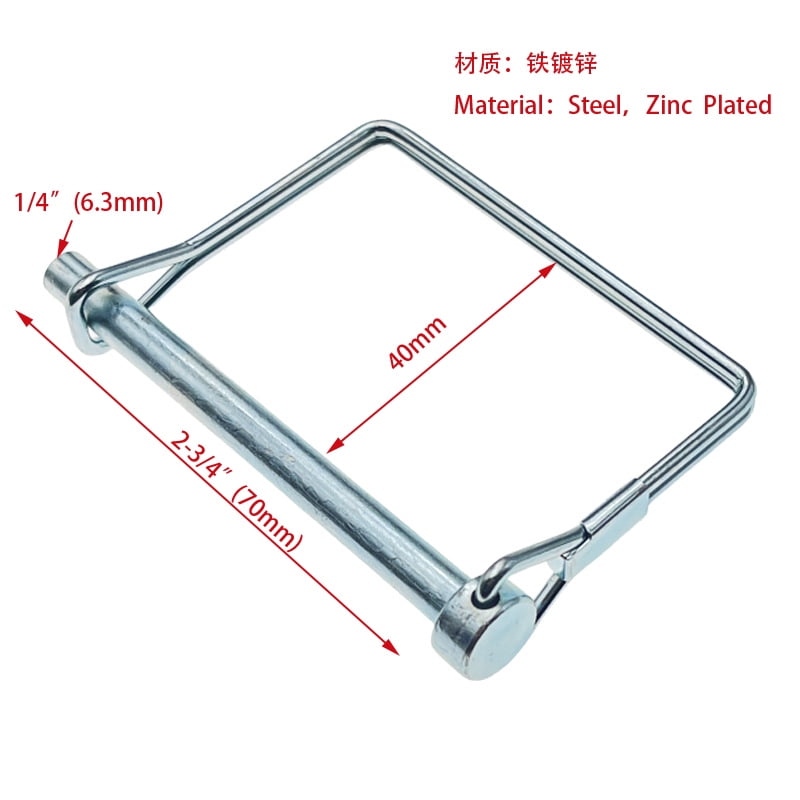 LEXSOMEO Locking Receiver Hitch Pin Lawn Tractor Hitch Pin Quick ...