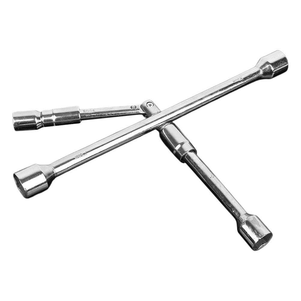 LEXSOMEO Lug Wrench 4-way Car Tire Wrench Car Folding Wrench Tire ...
