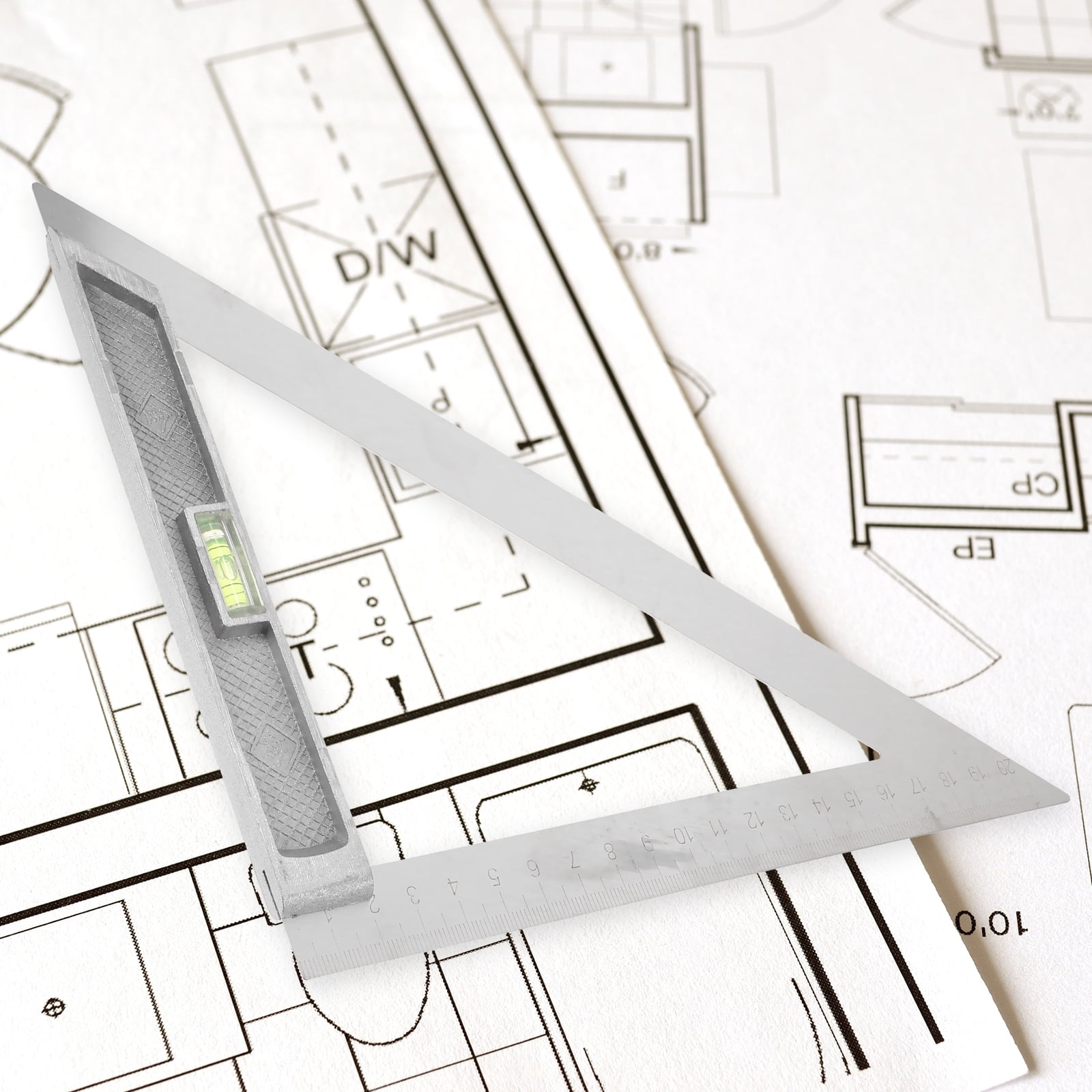 Geometry Ruler Set Measuring Tool with Drawing Triangle Rule for ...