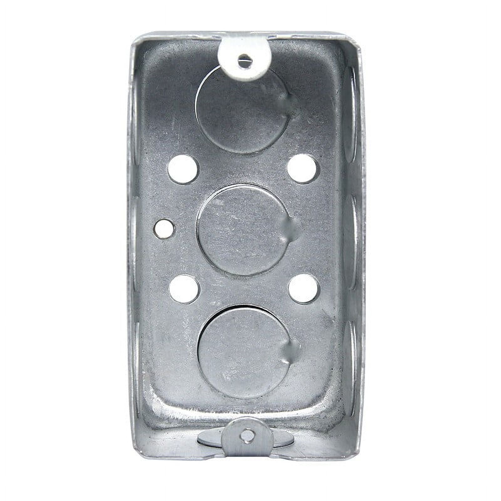 RENACLIPY Mount Electrical Box Metal Single Gang for Residential and ...