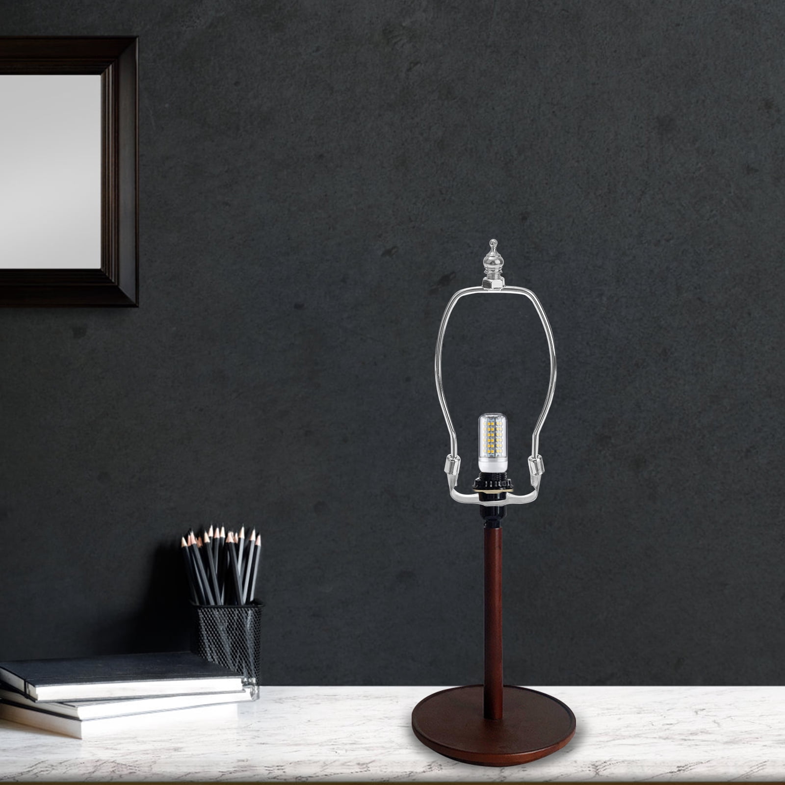 LEXSOMEO Metal Lamp Shade Cage Frame Metal Lamp Guard Iron Wire Lamp ...