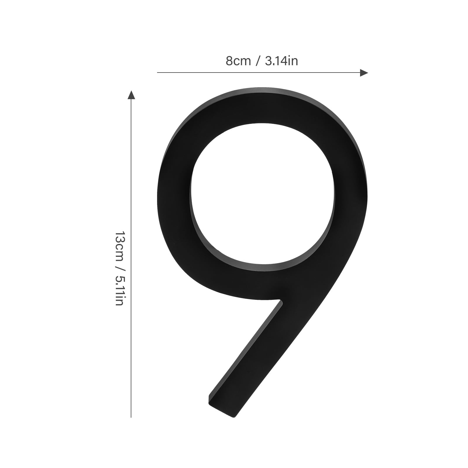 LEXSOMEO Metal Number Sign House Number Sign House Address Sign House ...