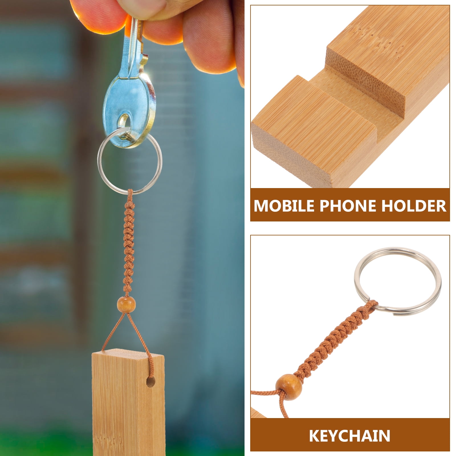 LEXSOMEO Mini Cellphone Stand Keychain Phone Stand Portable Phone Stand ...