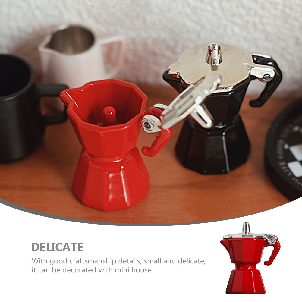LEXSOMEO Mini Coffee Machine Miniature Coffee Machine Model Mini House ...