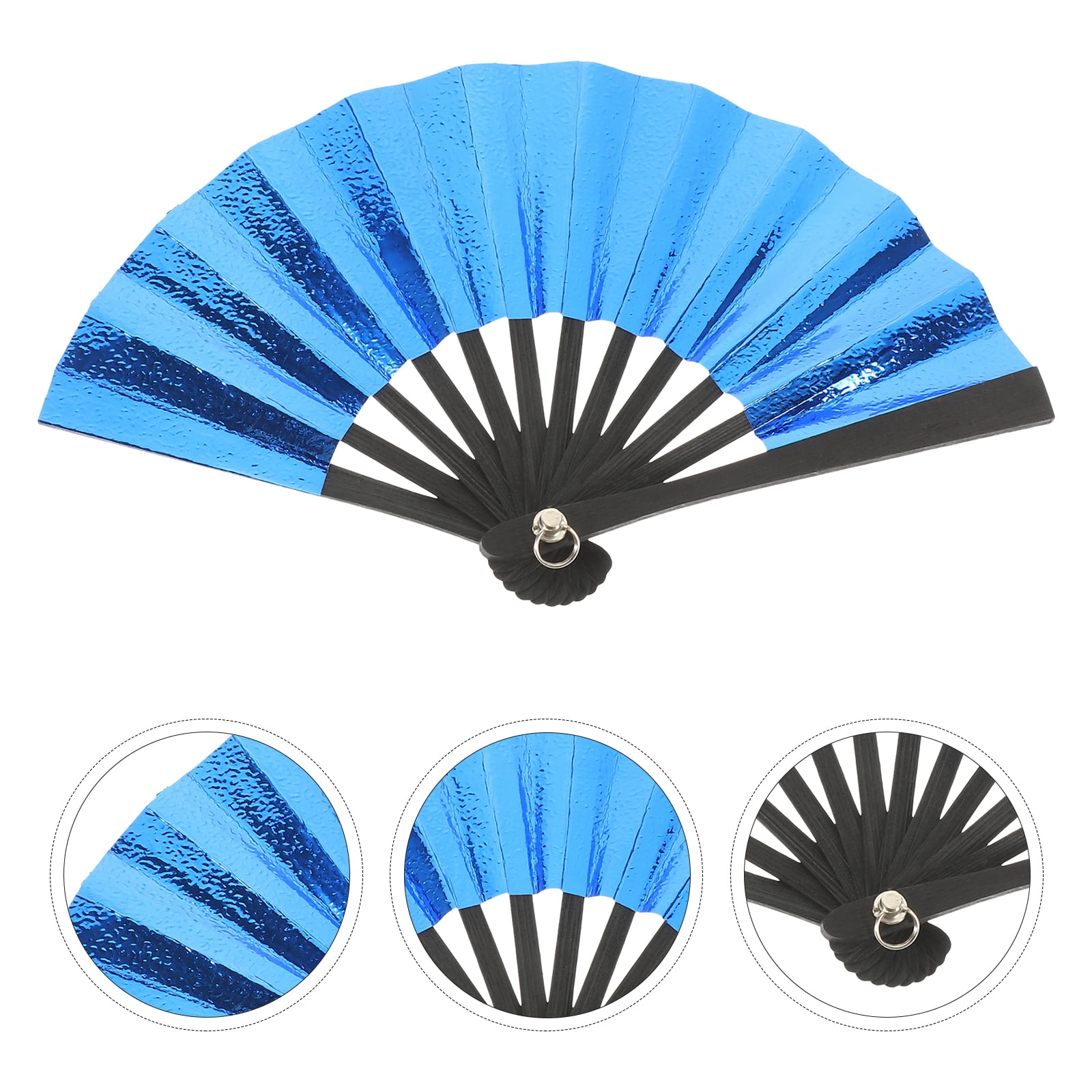 LEXSOMEO Mini Folding Paper Fan DIY Miniature Handheld Folding Fan ...