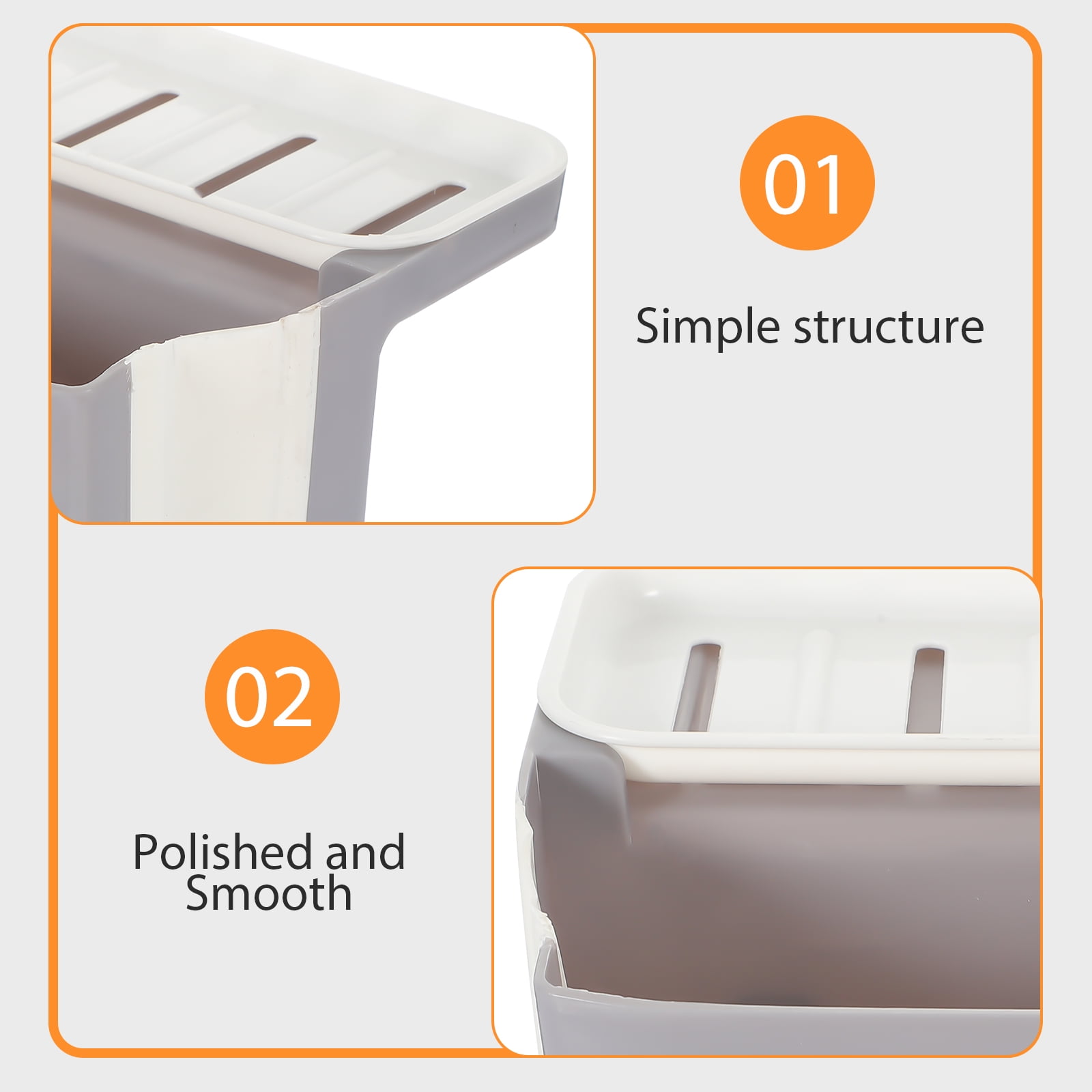 LEXSOMEO Mini Kitchen Waste Bin Corner Sink Strainer Kitchen Counter ...