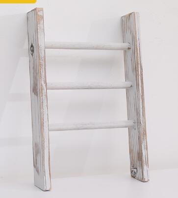 LEXSOMEO Mini Towel Rack Ladder For Kitchen Counter Farmhouse Tea Towel ...