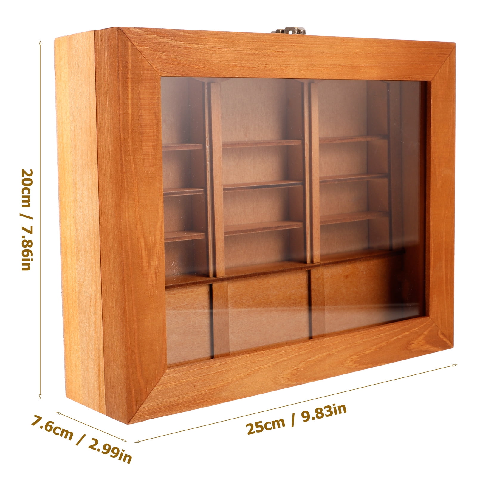 LEXSOMEO Miniature Bookshelf Anxiety Bookshelf Small Furniture Decor ...