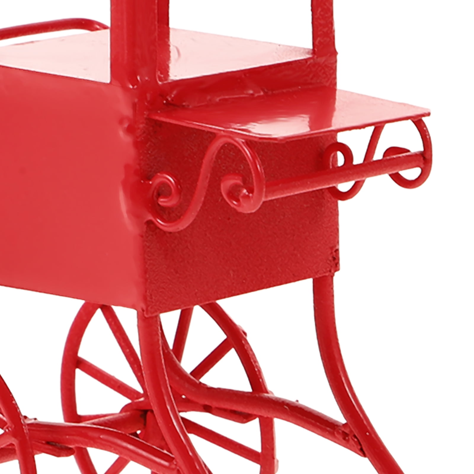 Retro Red Plastic Candy Cart for Decor Pretend Play with Movie Theater ...