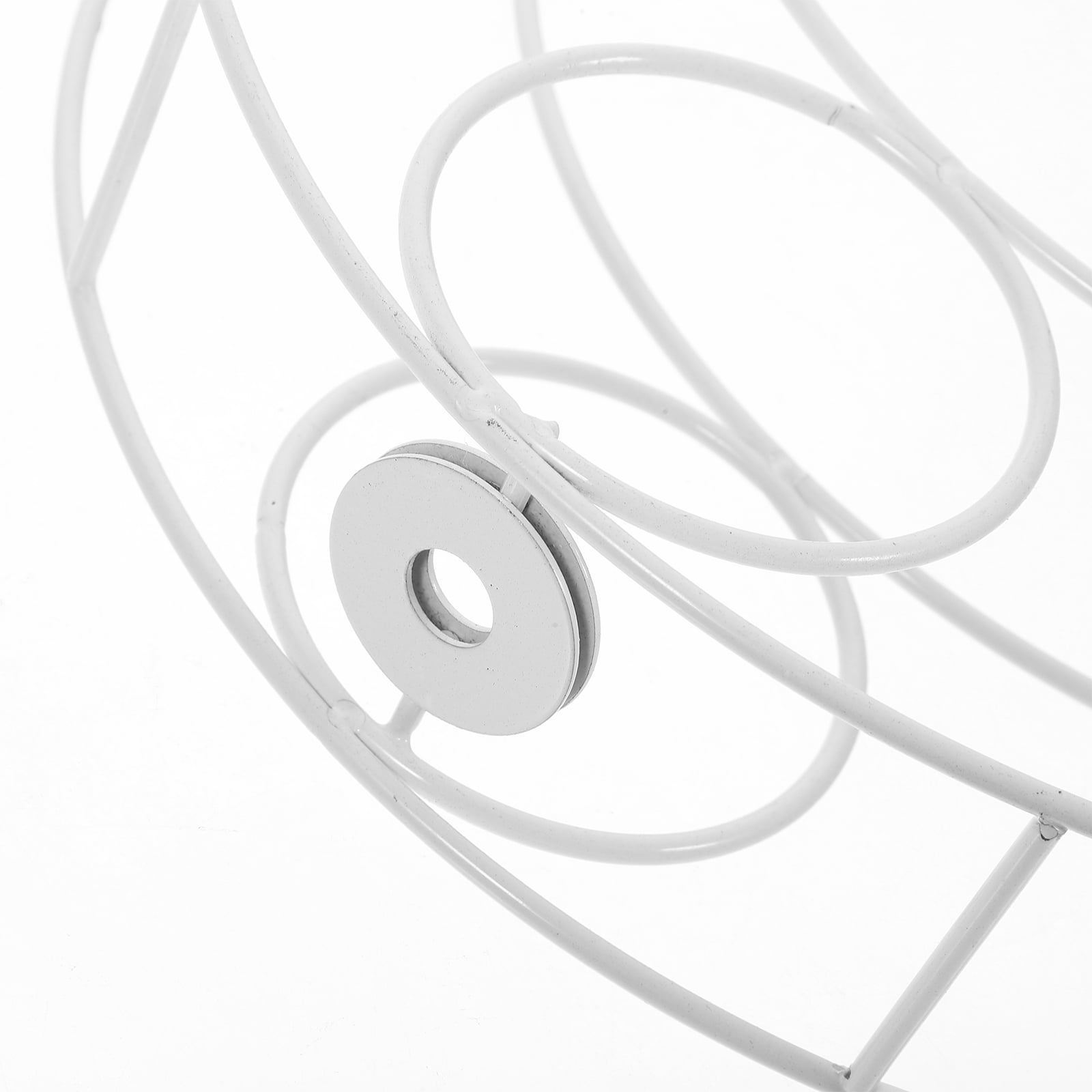 LEXSOMEO Moon Shape Lampshade Frame Replacement Lamp Frame Wire ...