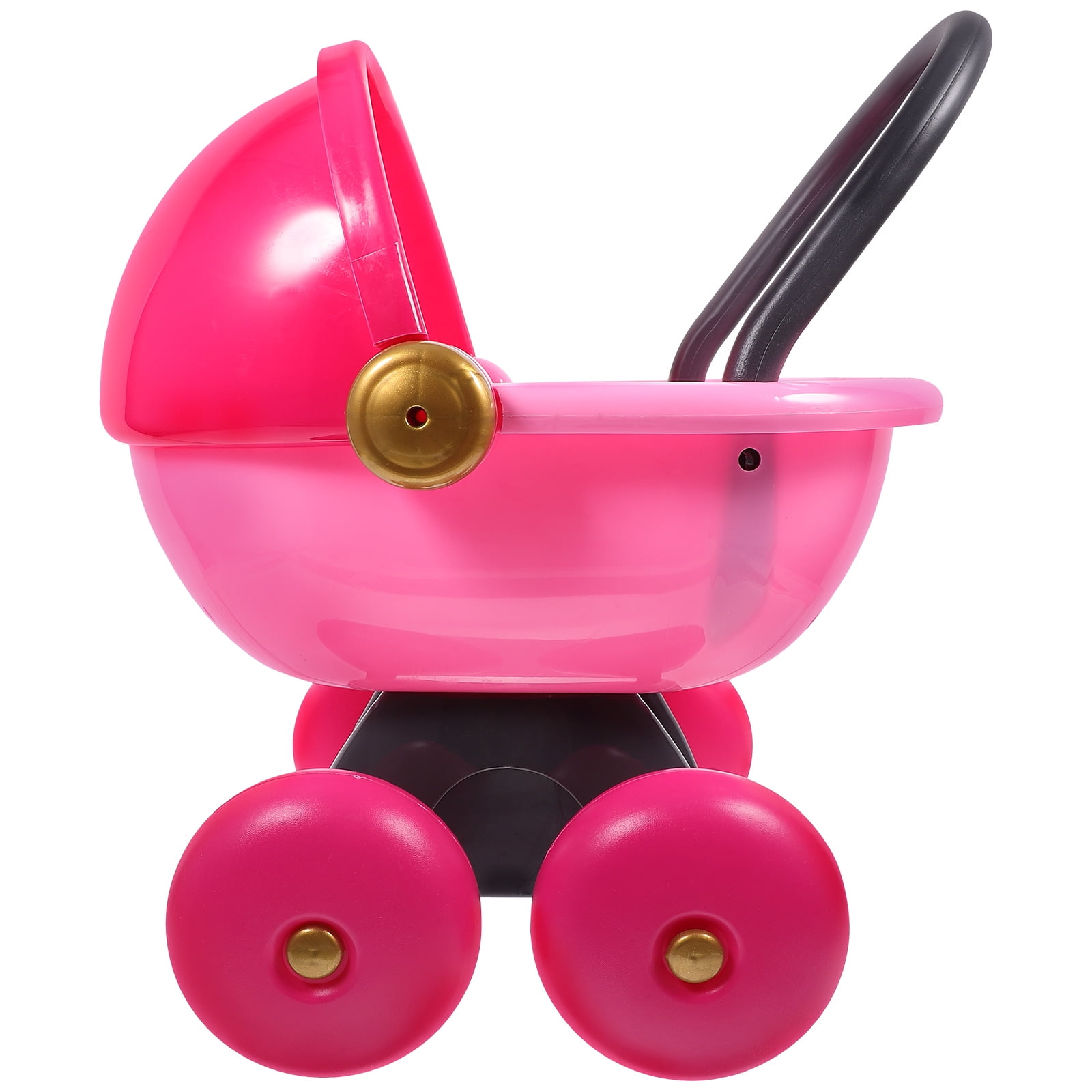 LEXSOMEO Movable Stroller Model Play Game Stroller Miniature Shopping ...