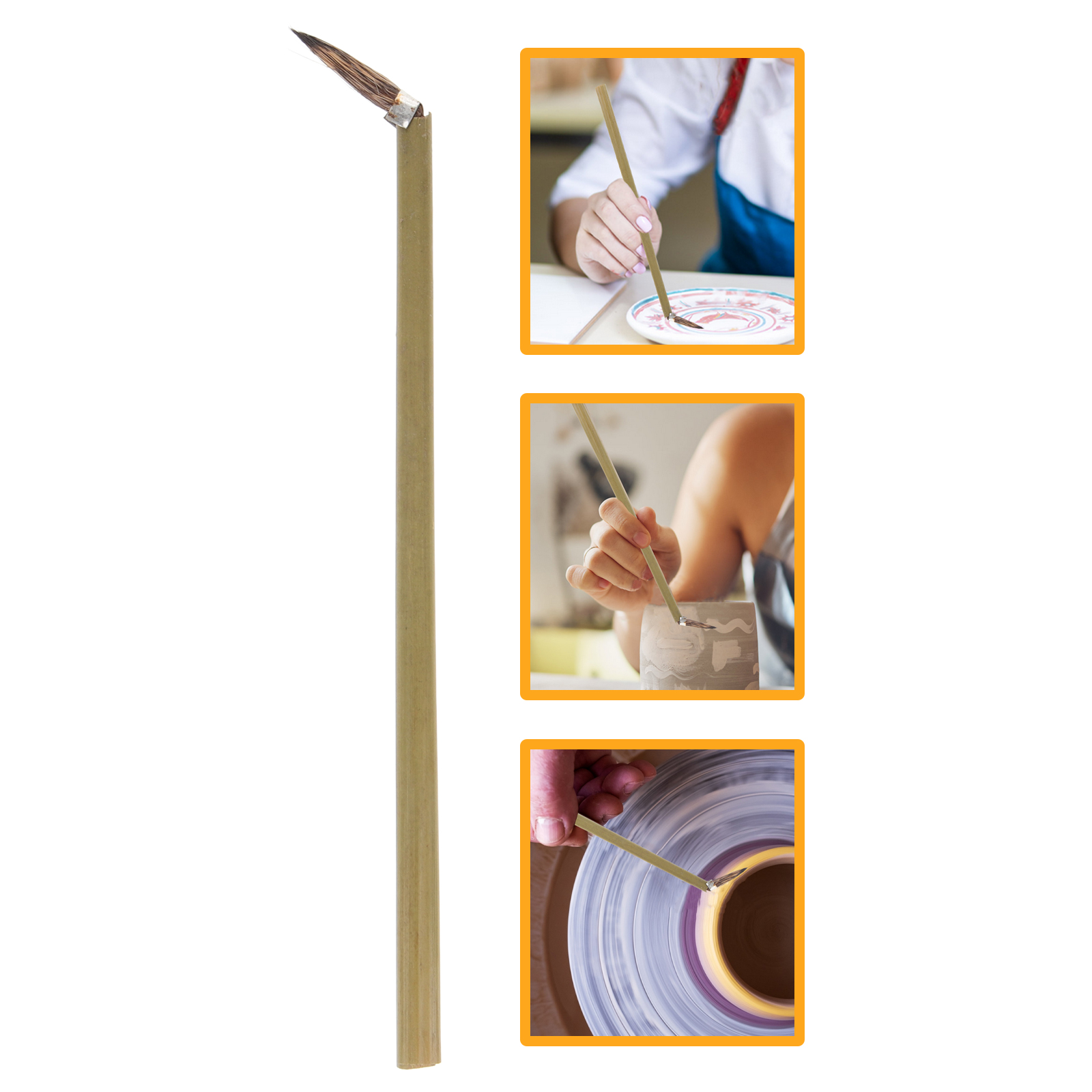 LEXSOMEO Multi-use Paint Brush Color Painting Art Brush Porcelain ...