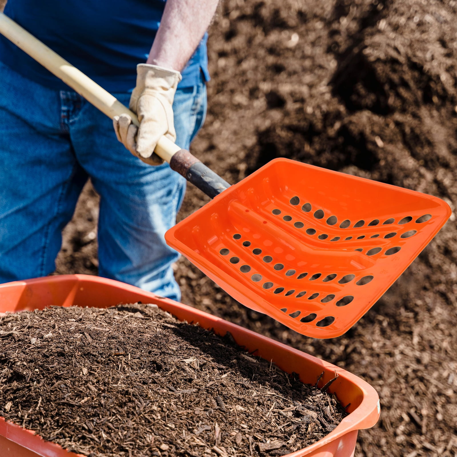 LEXSOMEO Multipurpose Snow Shovel Corn Shovel Farm Sifting Shovel ...