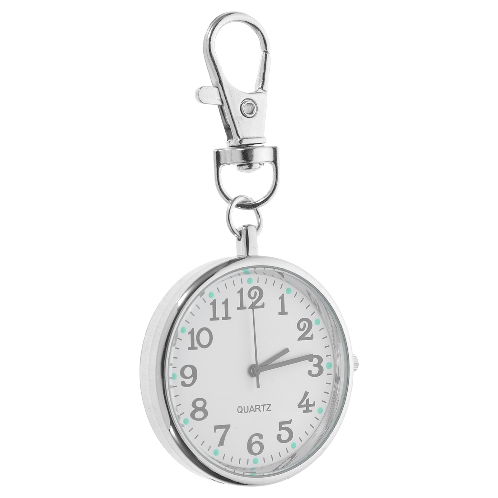 LEXSOMEO Nurse Watch Hanging Pocket Watch Metal Keychain Watch ...