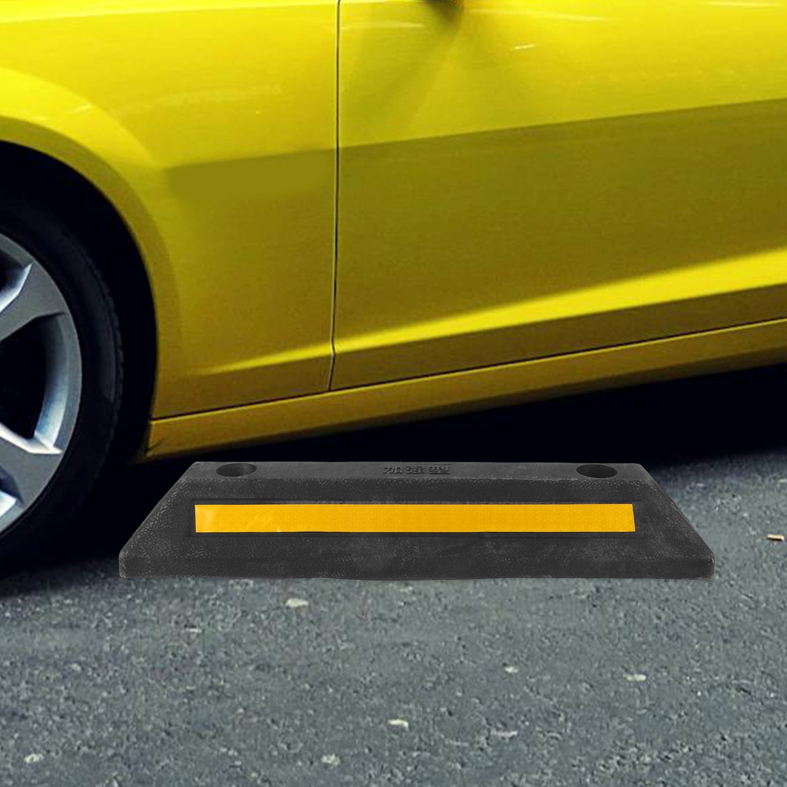 LEXSOMEO Parking Stopper For Garage Garage Parking Aid Wheel Stopper ...