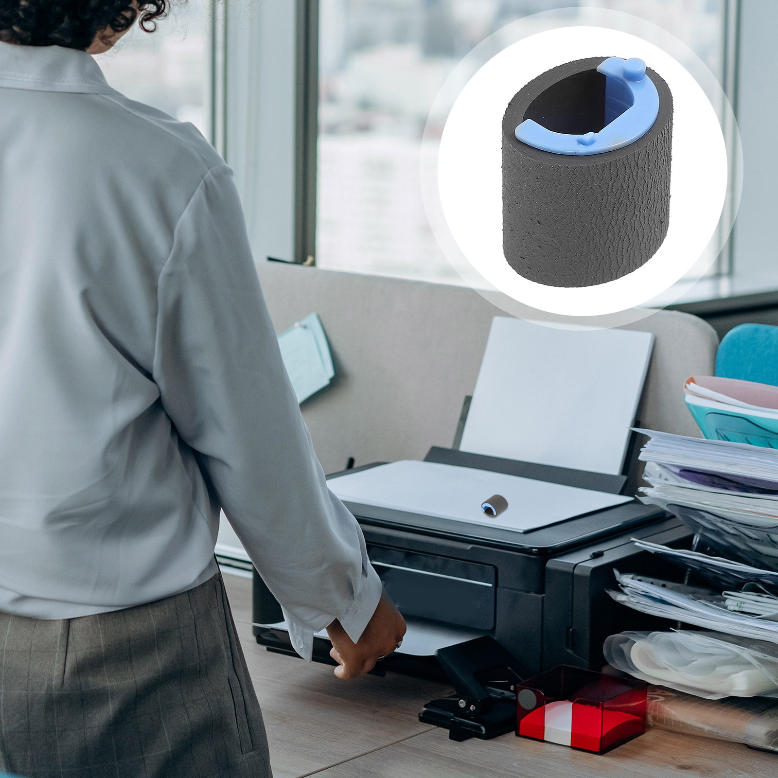 LEXSOMEO Pickup Roller Printer Roller Pager Printer Pickup Roller ...