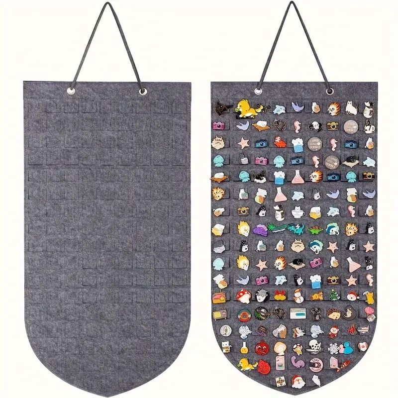 LEXSOMEO Pin Display Hanging Badge Pin Wall Hanging Organizer Brooch ...