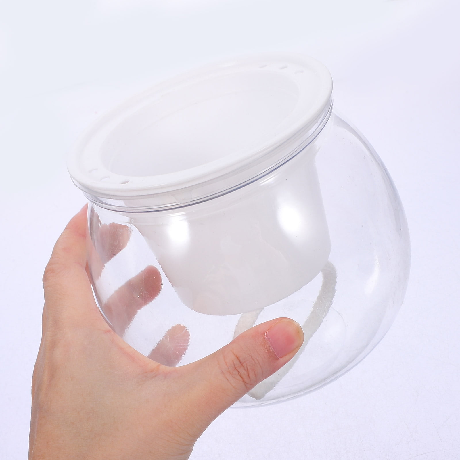 LEXSOMEO Plastic Hydroponic Fish Tank Fish Bowl Hydroponic Planter ...