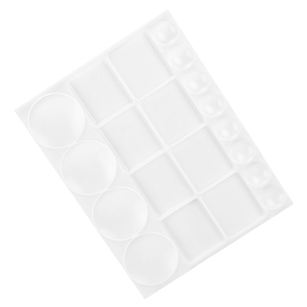RENACLIPY Paint Pallets Plastic Color Palette White 1Pack - Walmart.com