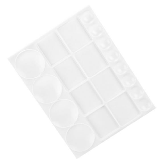 RENACLIPY Paint Pallets Plastic Color Palette White 1Pack - Walmart.com